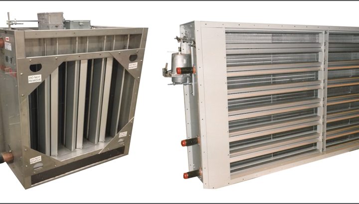 Stratomizer® Dampered Face & Bypass Coil | Marlo Heat Transfer Solutions