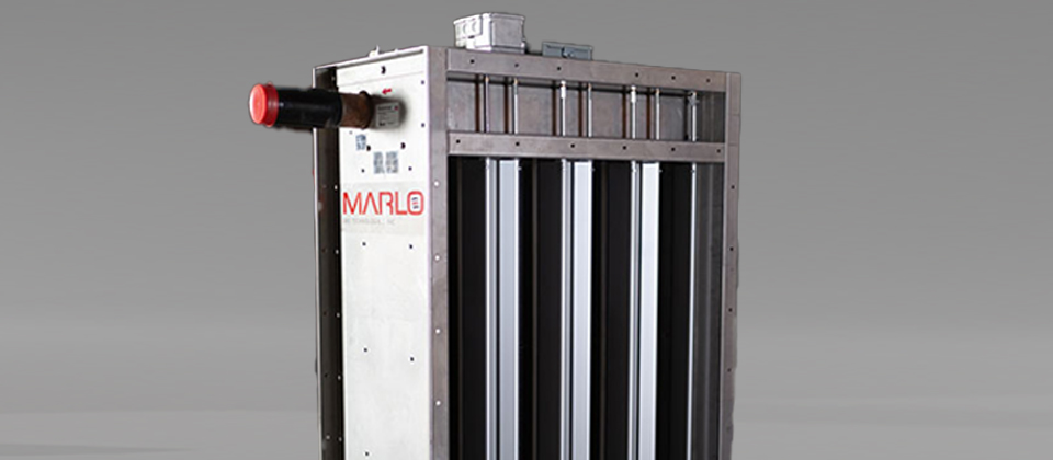 Stratomizer® Dampered Face & Bypass Coil | Marlo Heat Transfer Solutions